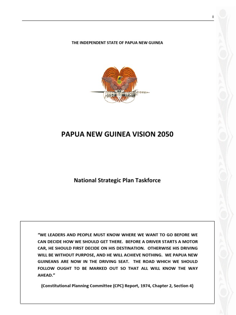 Papua New Guinea Vision 2050 Overview | PDF | Papua New Guinea ...