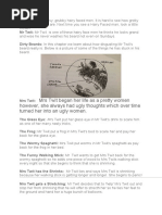 The Twits - Chapter Summaries and Chapter Titles | PDF