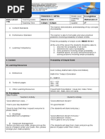 Quartile For Ungrouped Data Detailed Lesson Plan | PDF | Quartile ...