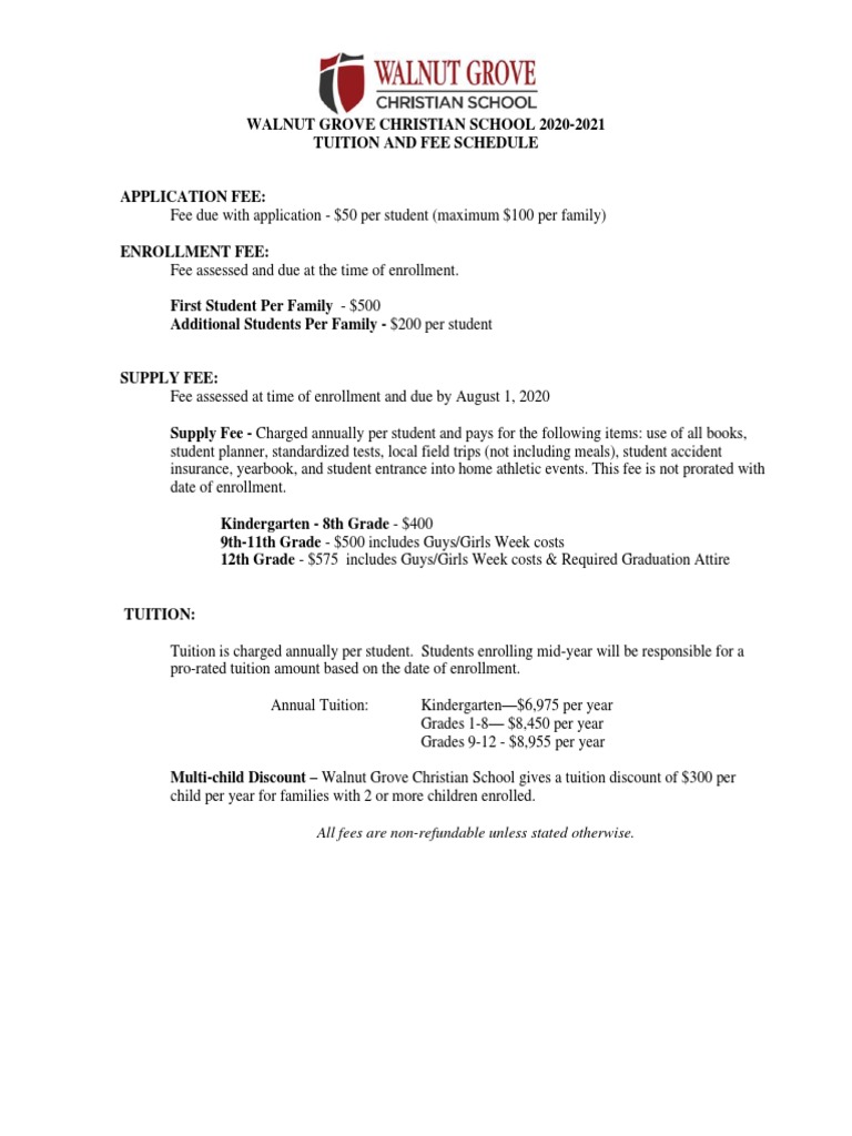 All Fees Are Non-Refundable Unless Stated Otherwise | PDF