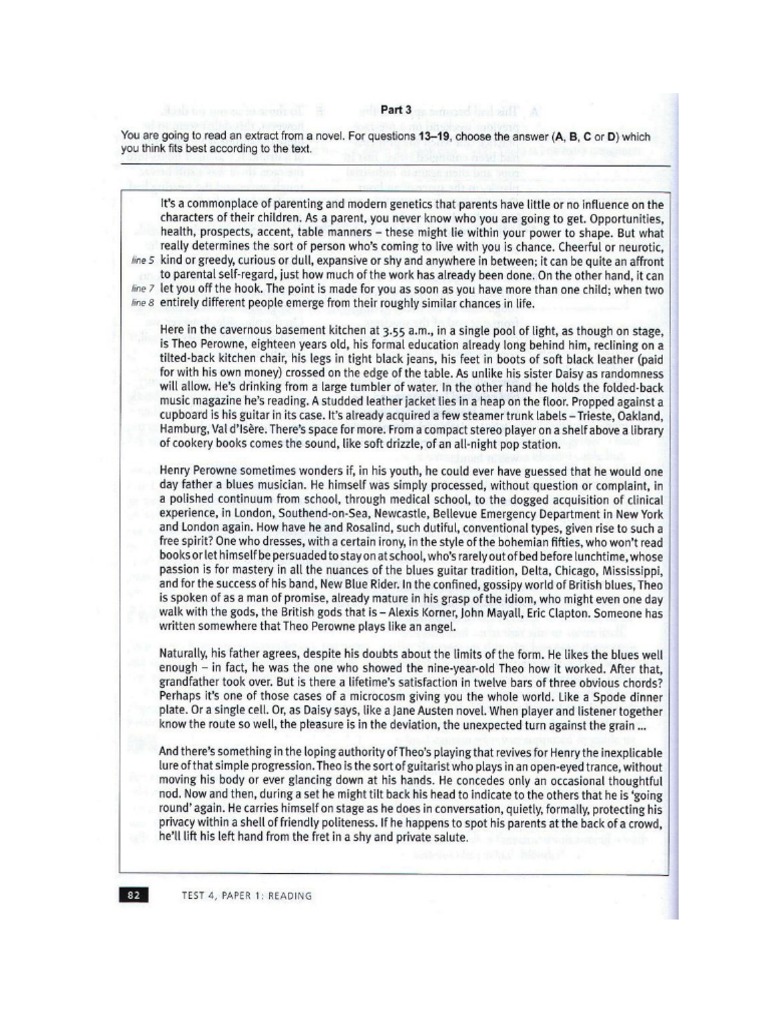 Extract From A Novel | PDF