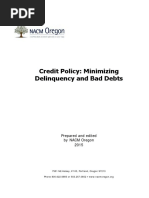 Credit Collection Policy Procedures and Practices | PDF | Credit ...
