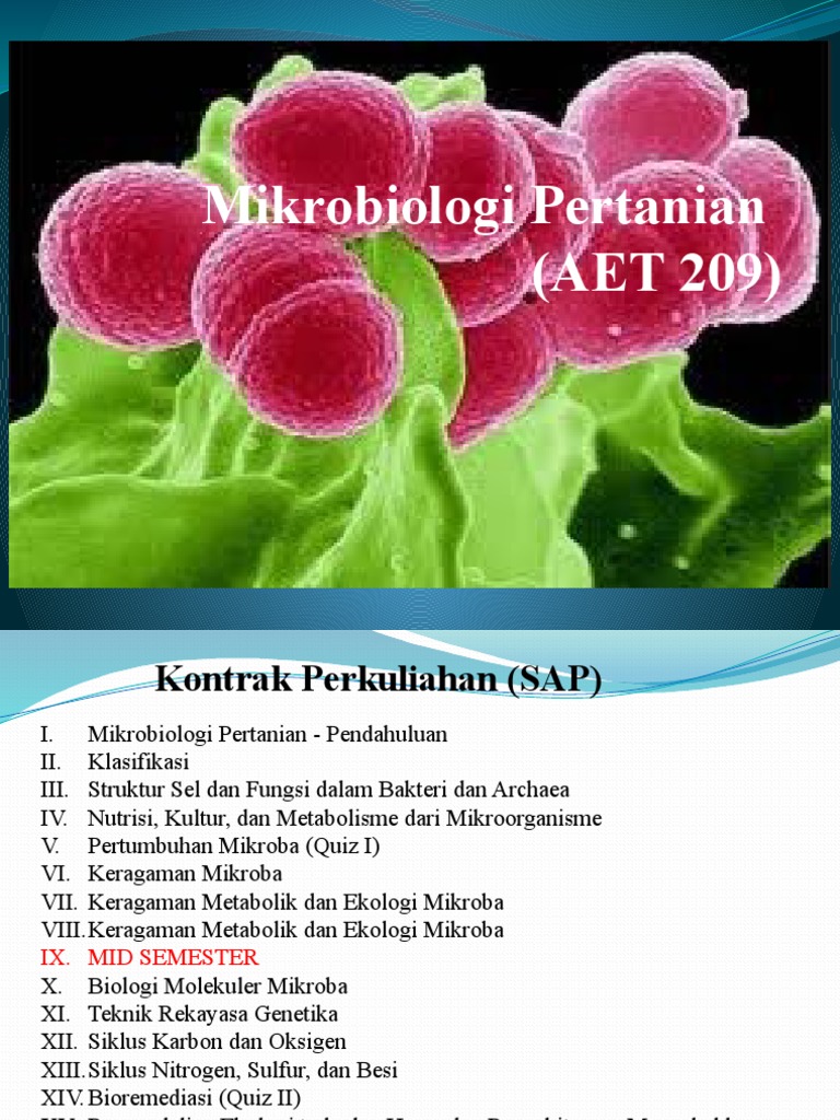 Mikrobiologi Pertanian | PDF