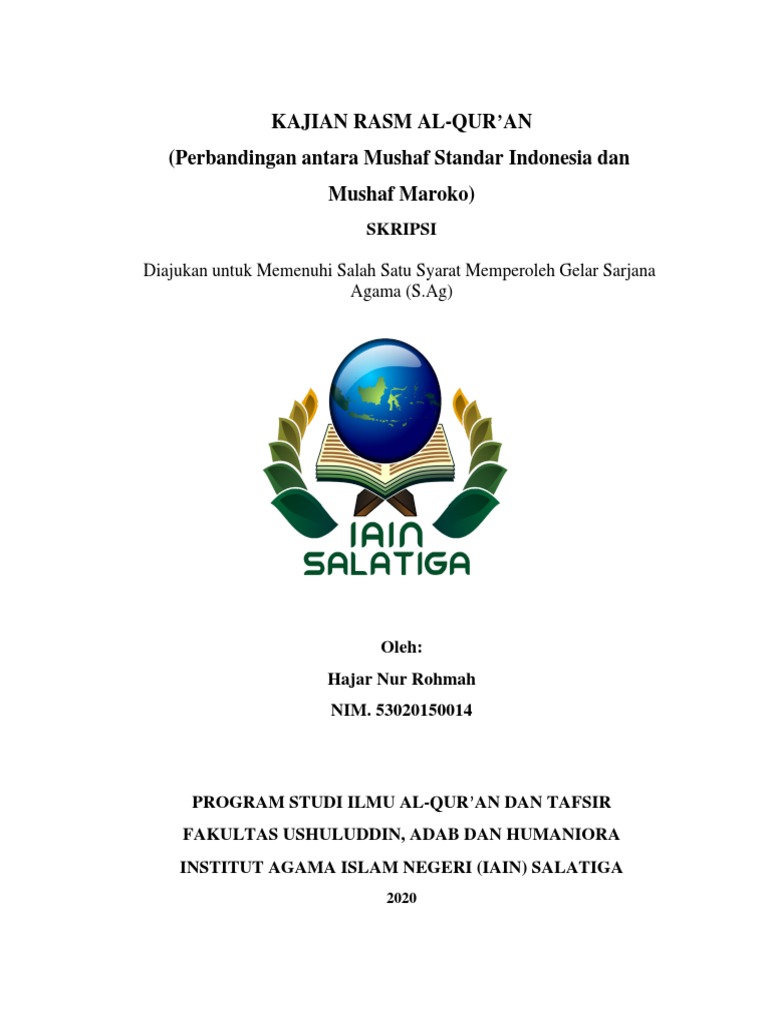 SKRIPSI Hajar Nur Rohmah | PDF