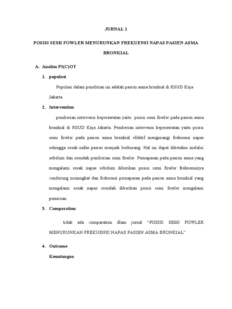 EBP JURNAL Kelompok 6 | PDF | Pengembangan Diri