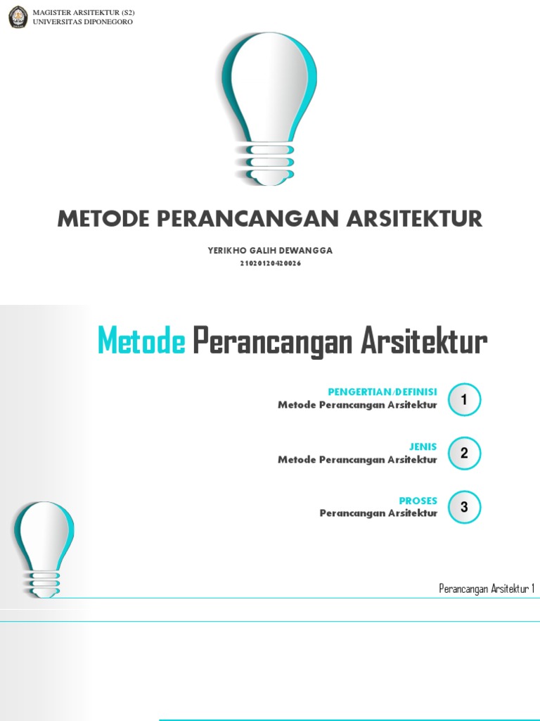 Metode Perancangan Arsitektur Modern | PDF