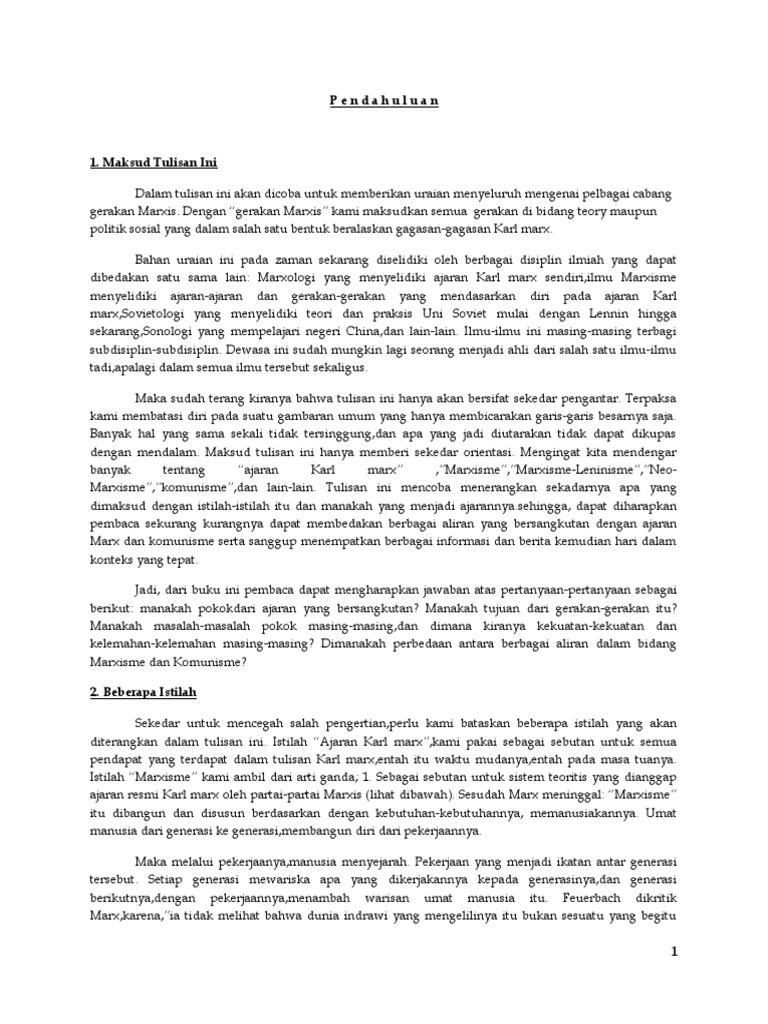 Marx House - Docx 1 | PDF