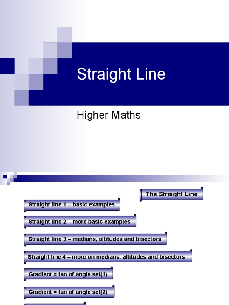 Straight Line Questions | PDF | Triangle | Geometry