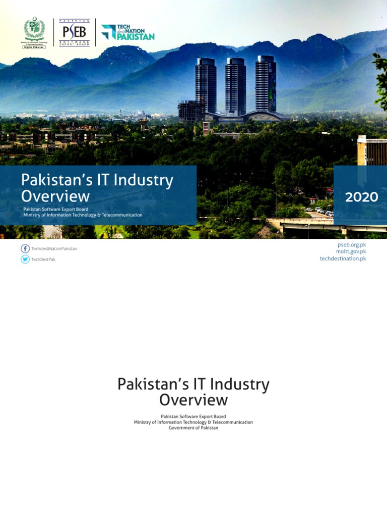 Pakistan It Industry Report | PDF | Outsourcing | Pakistan