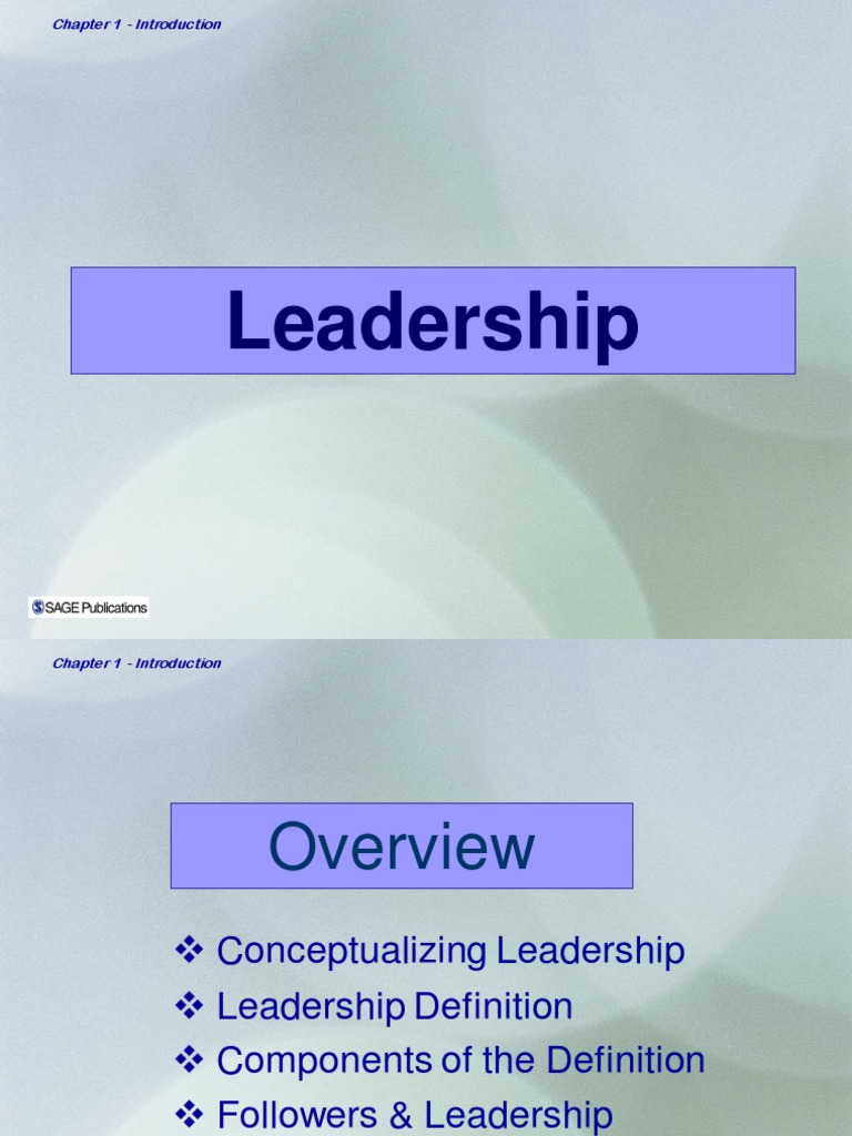Leadership | PDF | Emergence | Leadership
