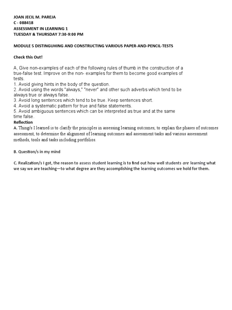 MODULE 5 Answer | PDF