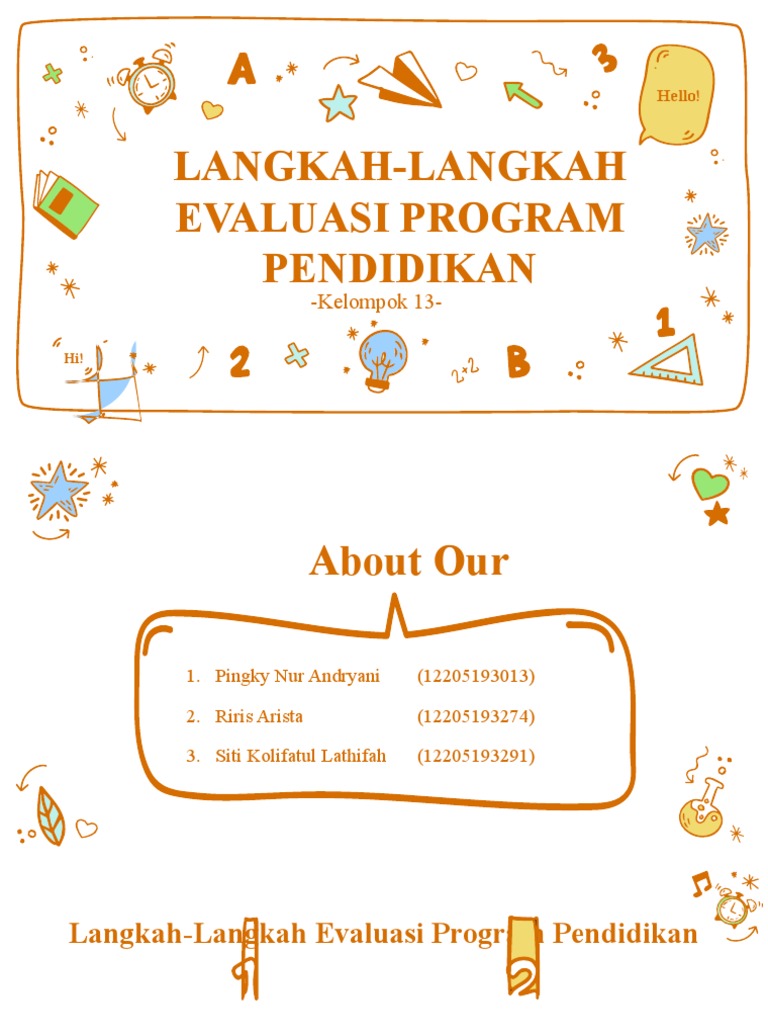 Langkah-Langkah Evaluasi Program Pendidikan | PDF
