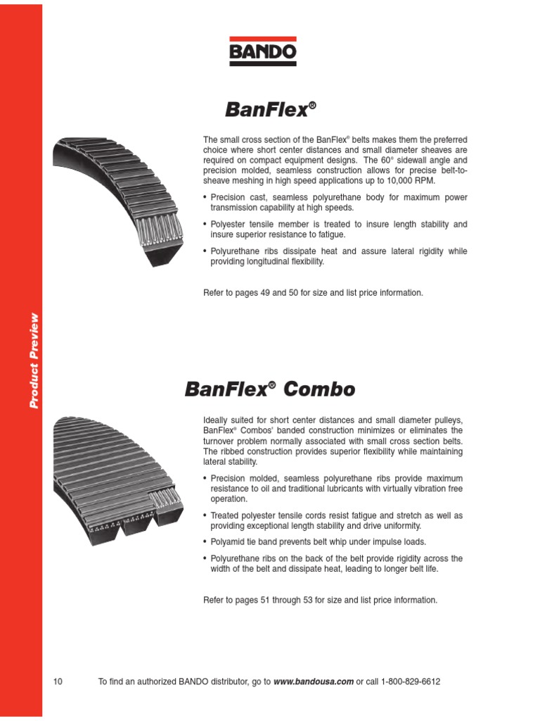 BANFLEX | PDF | Belt (Mechanical) | Manufactured Goods