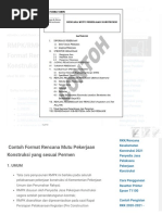 CONTOH RMK. (Rencana Mutu Konstruksi) | PDF | Bisnis | Komputer