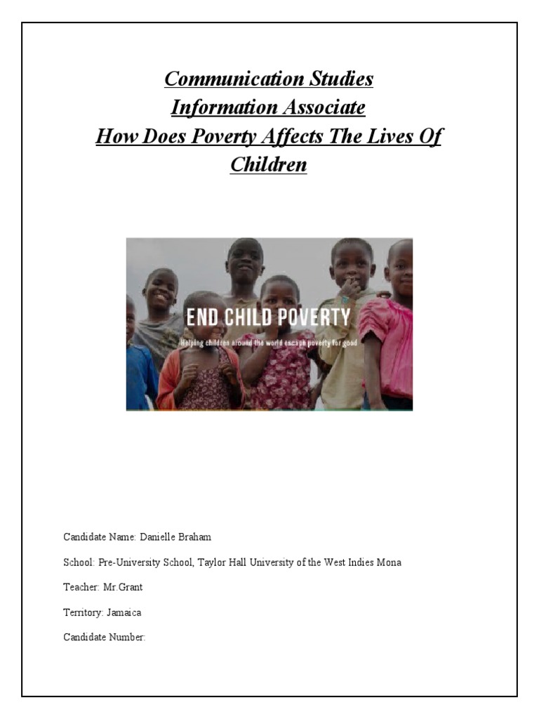 Communication Studies IA | PDF | English Language | Poverty