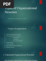 Types of Organizational Structures | PDF | Organizational Structure ...