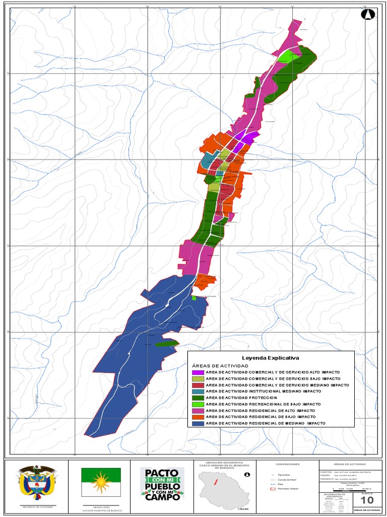 Mapa Urbano de Buesaco, Nariño | PDF