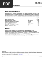 CRODA's PDS Crodafos CES | PDF | Emulsion | Sunscreen