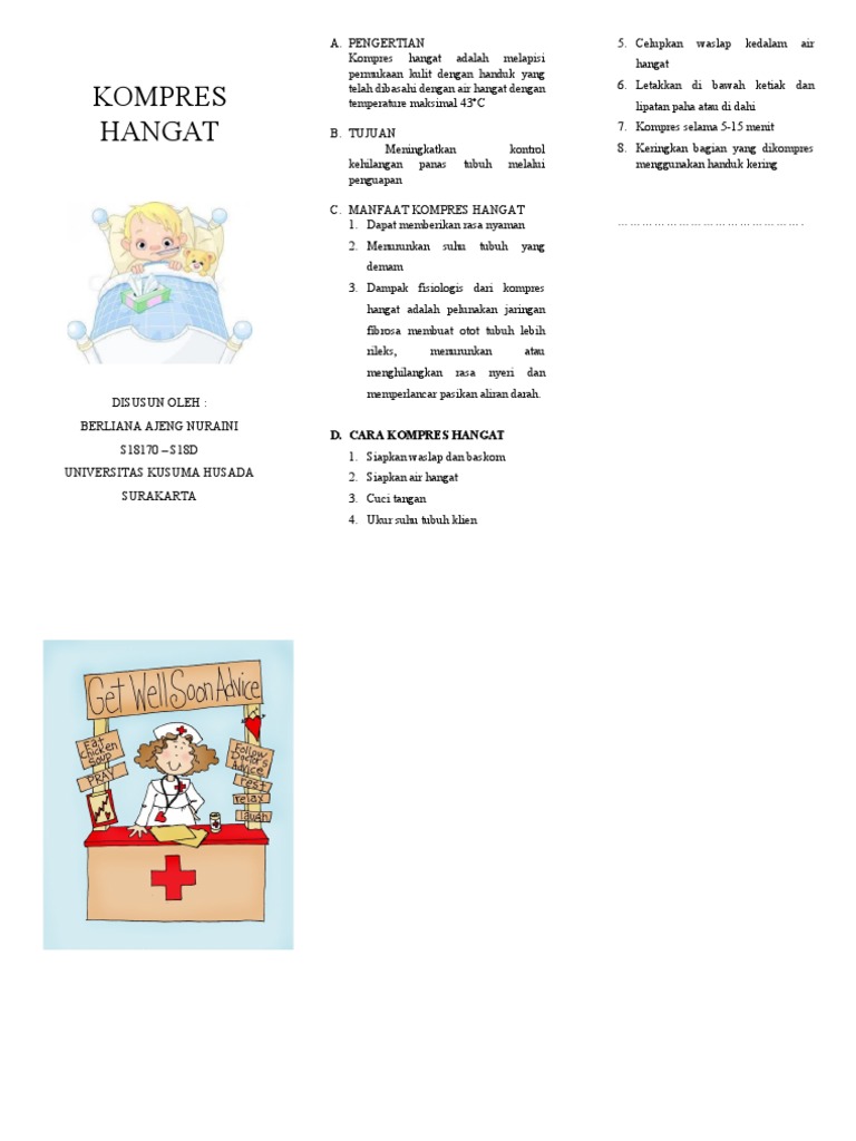 Leaflet Kompres Hangat | PDF