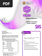 General Chemistry 2 Q4 Module 2 1 | PDF | Chemical Equilibrium ...