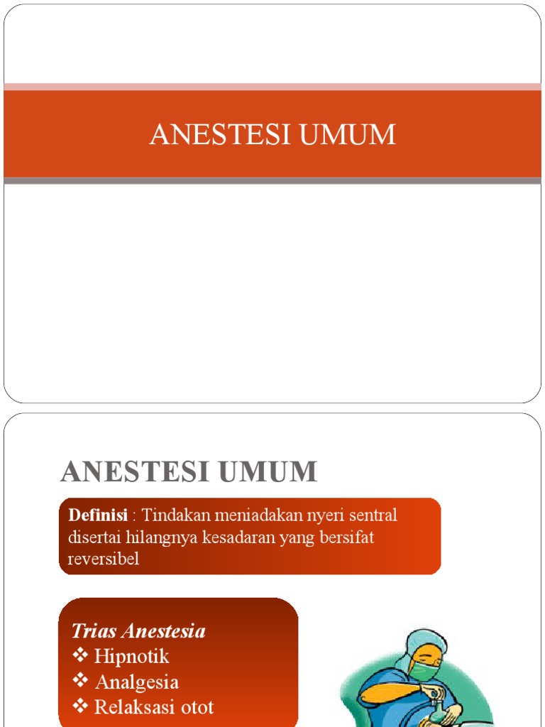 Trias Anestesi dalam Anestesi Umum | PDF
