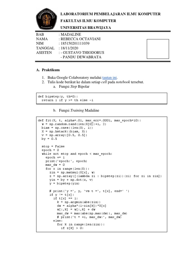 Laboratorium Pembelajaran Ilmu Komputer Fakultas Ilmu Komputer Universitas Brawijaya | PDF ...