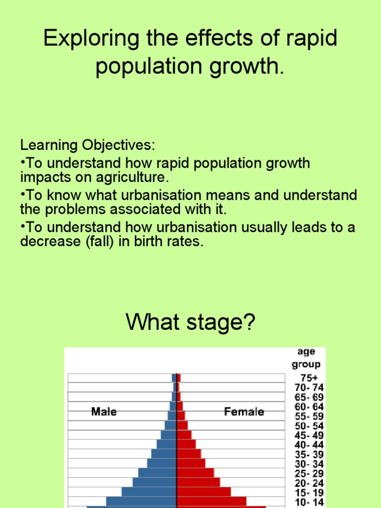 Exploring The Effects of Rapid Population Growth | PDF | Urbanization ...