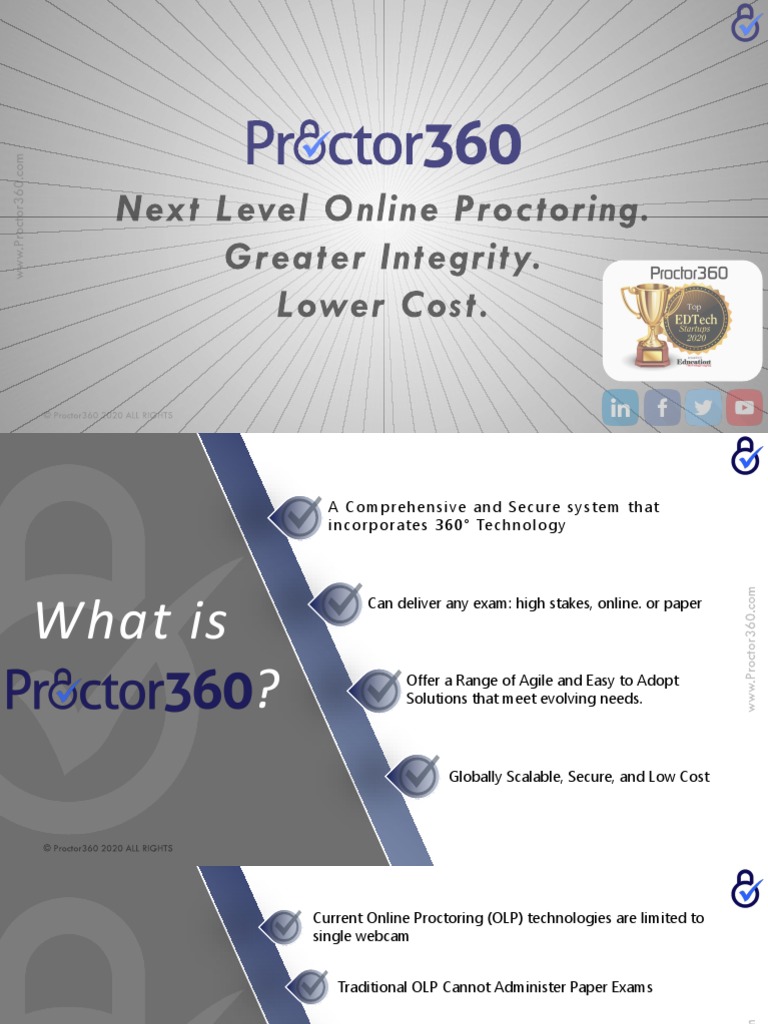 Remote Proctoring Software & Service For Online Exams - Proctor360 ...