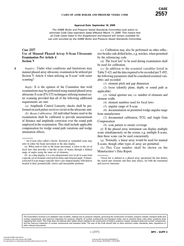 Asme Case 2557 | PDF | Array Data Structure | Angle