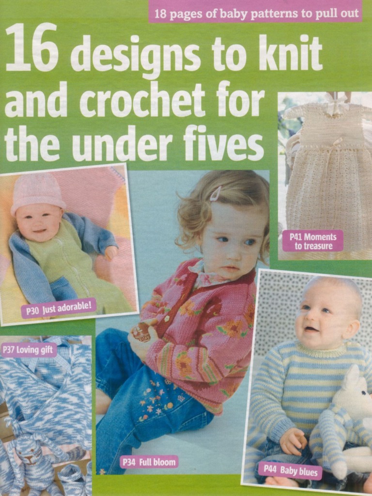 CRO & KNIT - Woman's Weekly - 16 Designs To Knit and Crochet For The ...