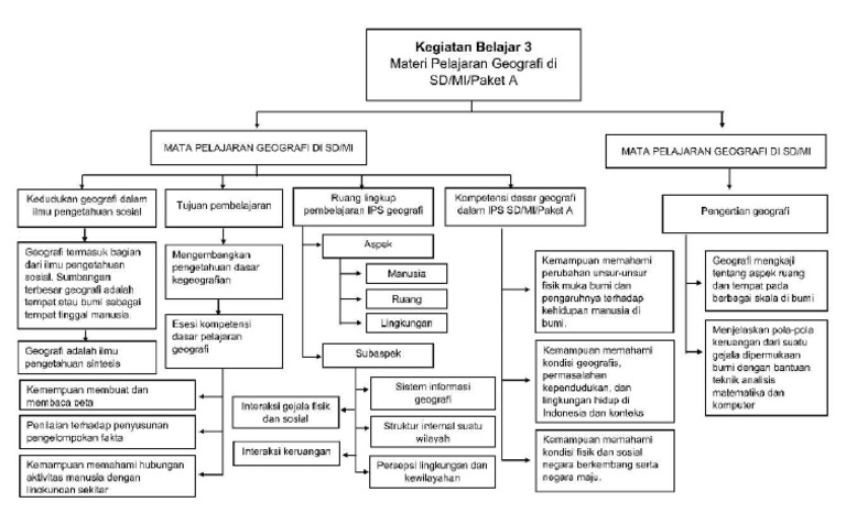 Peta Konsep - Modul 5 - Konsep Dasar Geografi - 008 | PDF