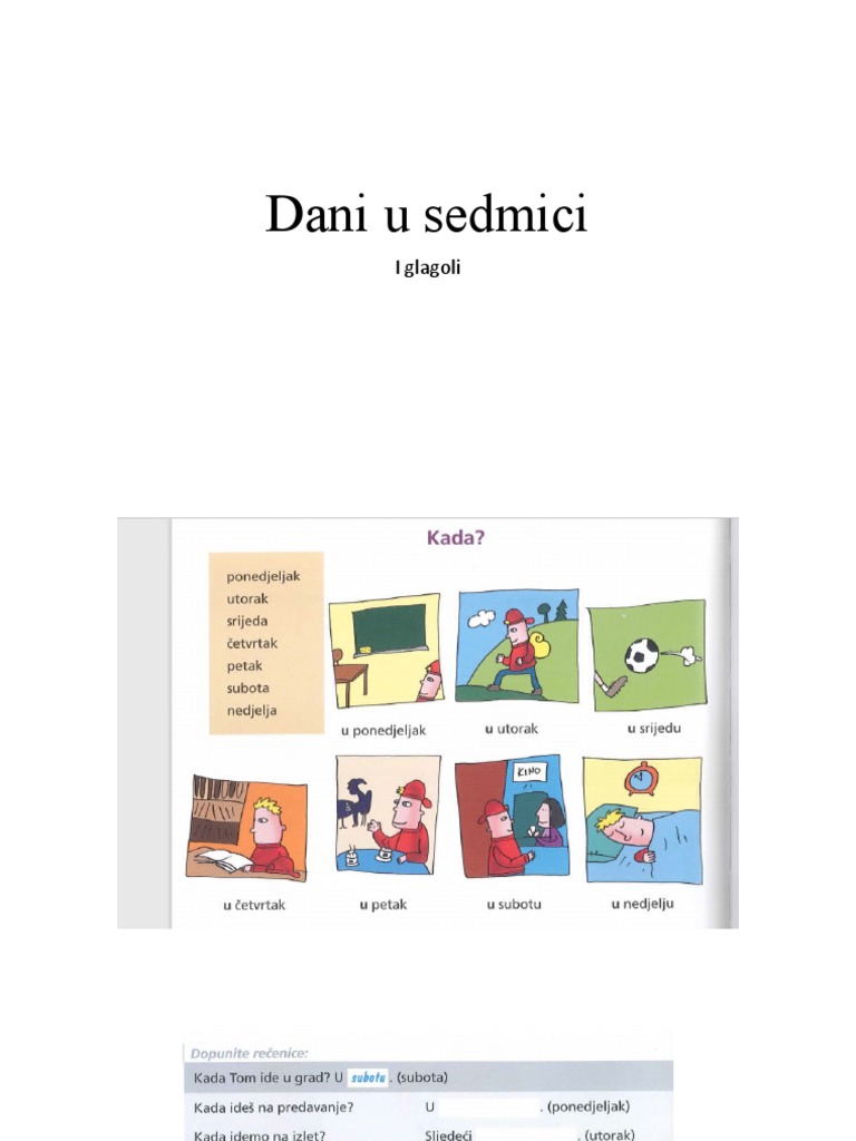 Dani U Sedmici | PDF
