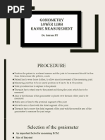 Knee Rom Measurement | PDF | Knee | Anatomical Terms Of Motion