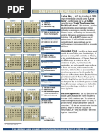 Dias Feriados 2025PR | PDF | Días festivos | Puerto Rico