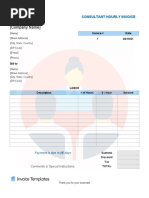 Dance Teacher Invoice Template | PDF