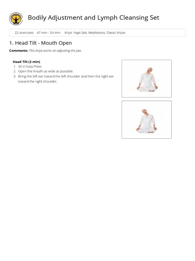 Yoga for Lymphatic Health | PDF | Arm | Breathing