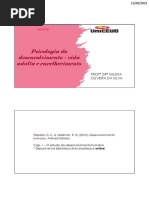 PDAI - Aula 2 - Baltes | PDF | Psicologia | Envelhecimento