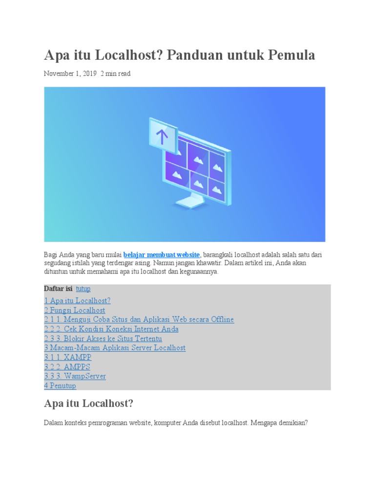 Apa Itu Localhost | PDF