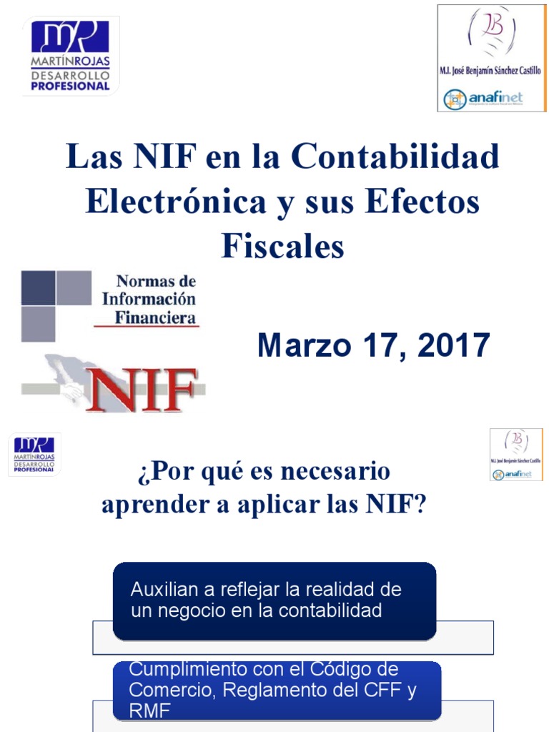 Las Nif en La Contabilidad Electronica | PDF | Costo | normas ...