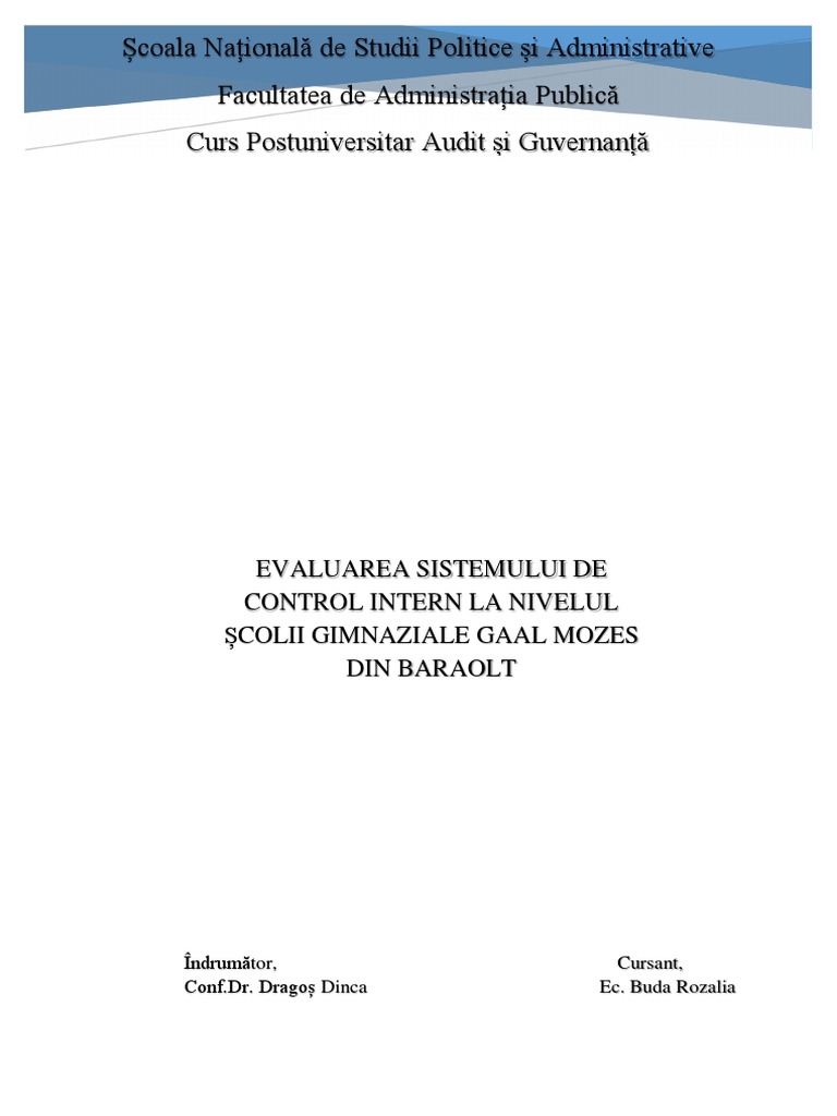 Proiect - Evaluare SCIM | PDF