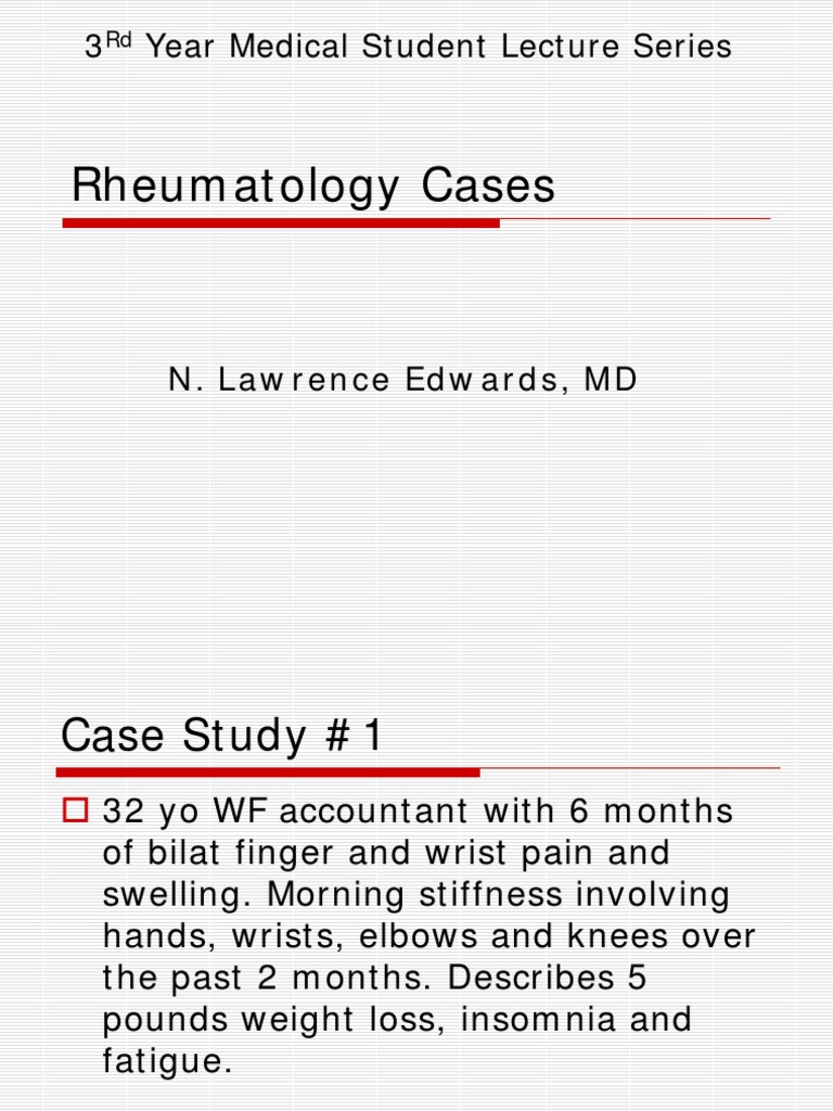 Differential Diagnosis and Workup of Common Rheumatologic Conditions ...