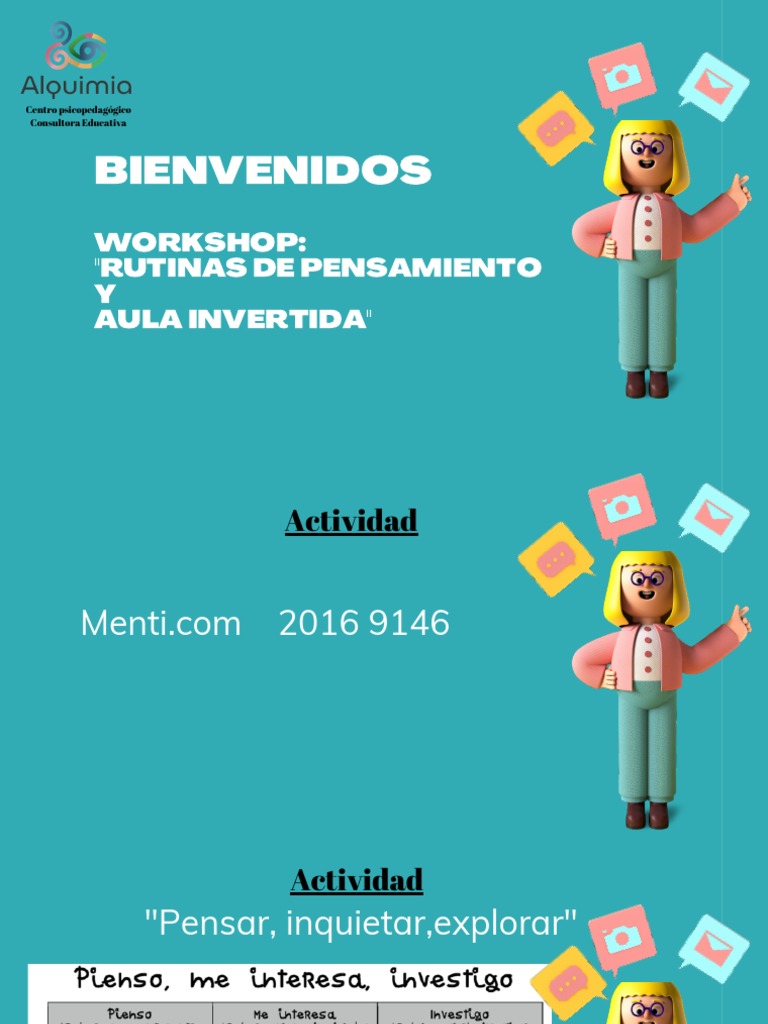 Workshop Rutinas de Pensamiento | PDF | Salón de clases | Aprendizaje