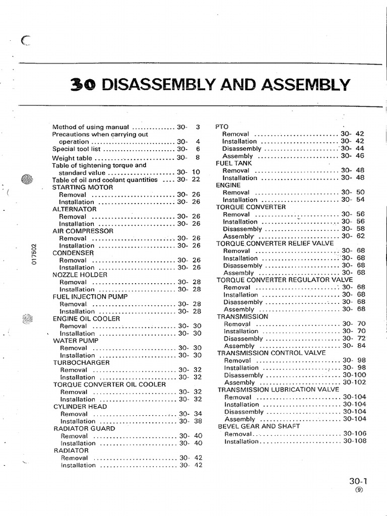 Assembly Disassembly | PDF