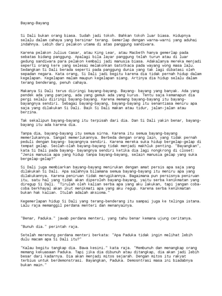Bayang Bayang | PDF