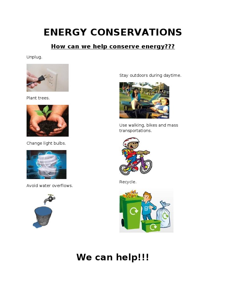 Energy Conservation Tips for Everyone | PDF | Sustainable Building | Nature