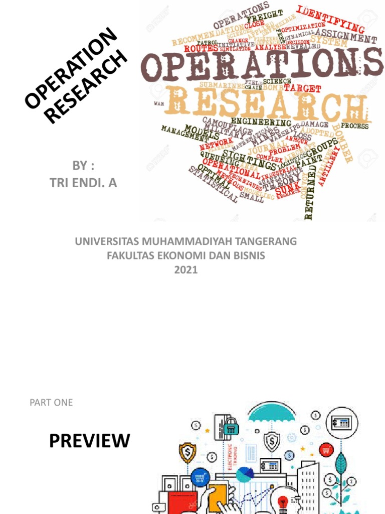 Operation Research-1 | PDF