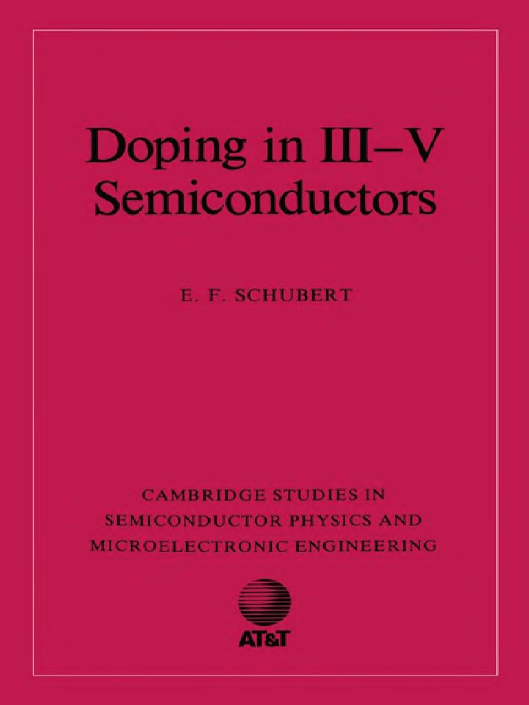 (Cambridge Studies in Semiconductor Physics and Microelectronic Engineering) Schubert E.F ...