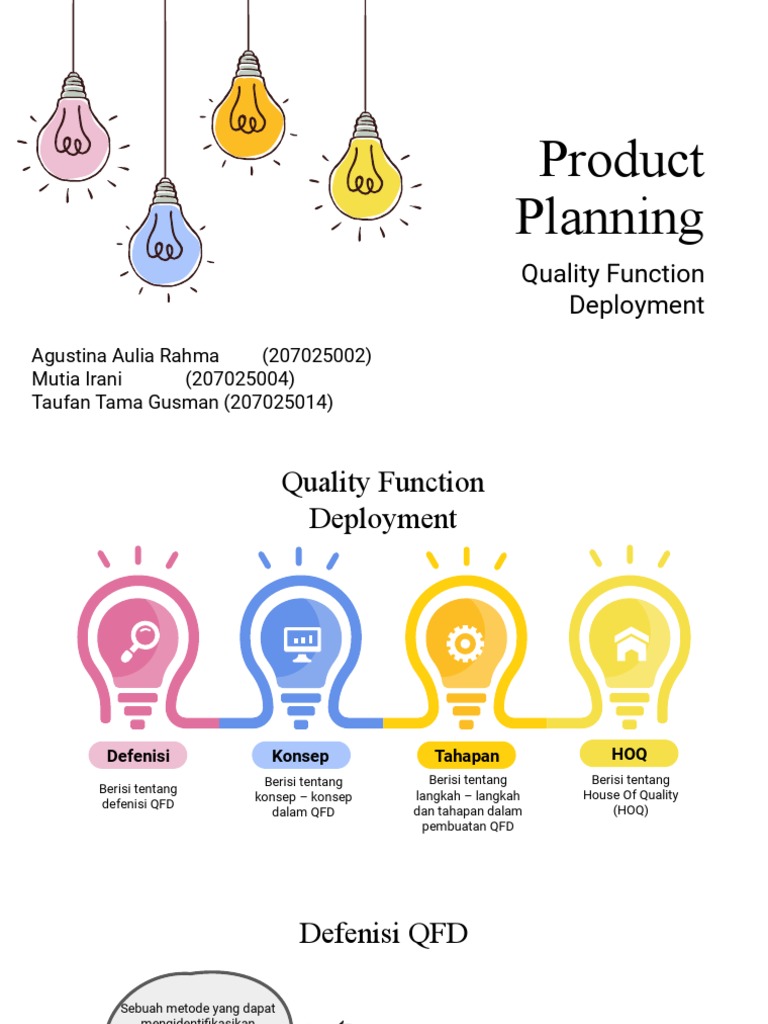 Quality Function Deployment (QFD) RK | PDF