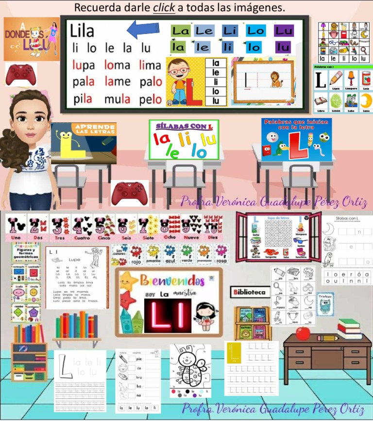 Aprendemos La Letra LL | PDF