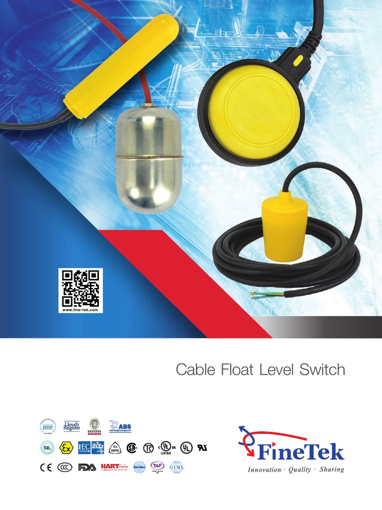FAB Cable Float Level Switch - New | PDF | Switch | Machines